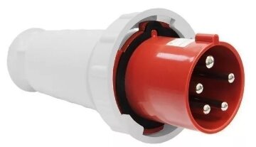 Вилка ССИ 035 3Р+N+РЕ 63А 380В IP54 Navigator