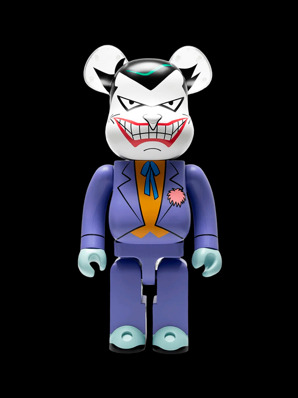 Коллекционная оригинальная фигура Bearbrick The Joker 1000% / 70 см высота / ABS пластик / Medicom Toy