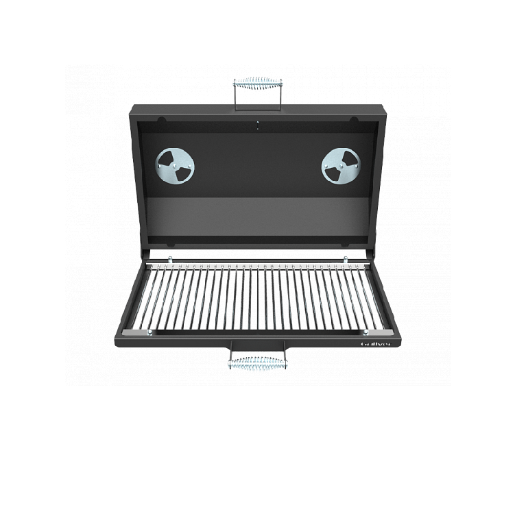 Крышка-гриль для печь-мангалов искандер 400 с решеткой из нерж. стали