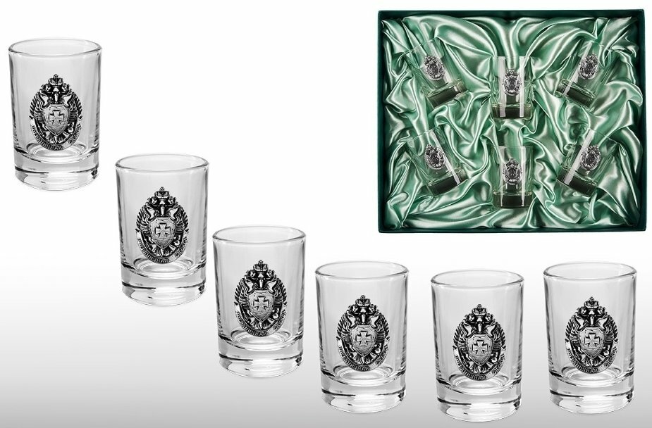 Набор стопок для водки Пограничник