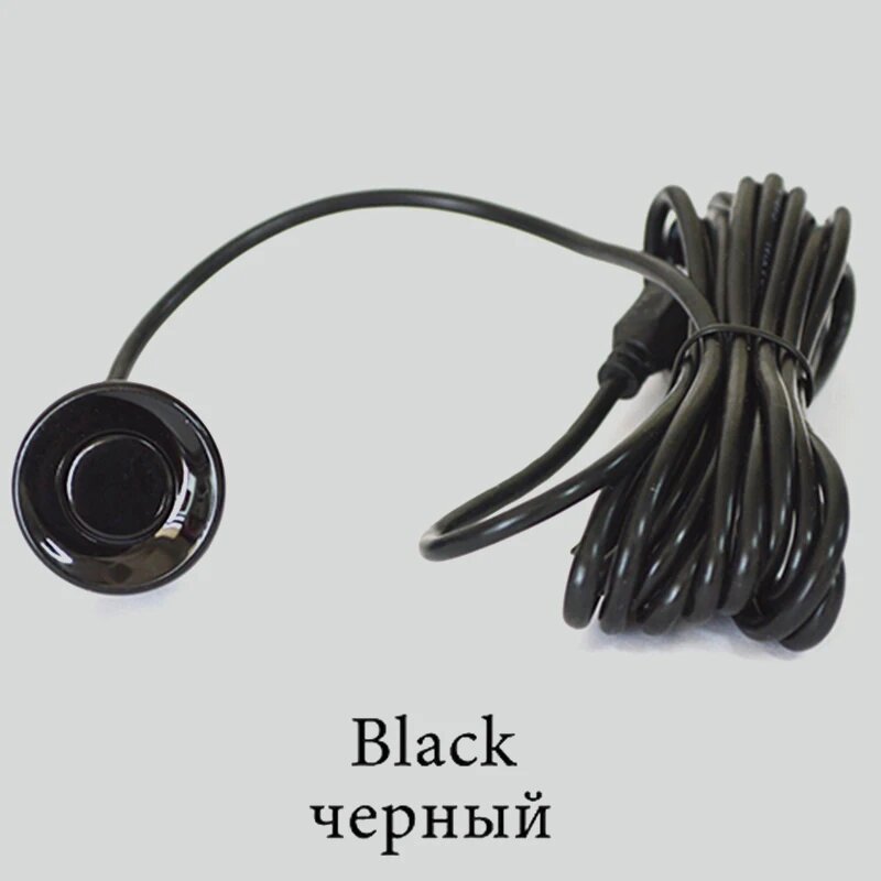 Датчик парковки автомобиля 22 мм, 1 шт, комплект датчиков, монитор, черный, красный, синий, черный