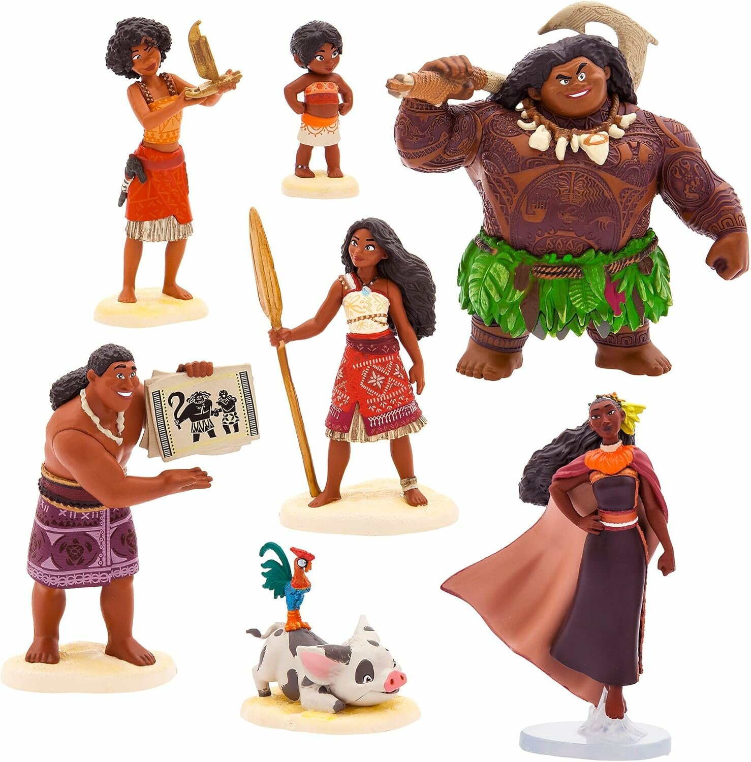 Игровой набор Моана Disney Store Official Moana 2 Figurine Playset