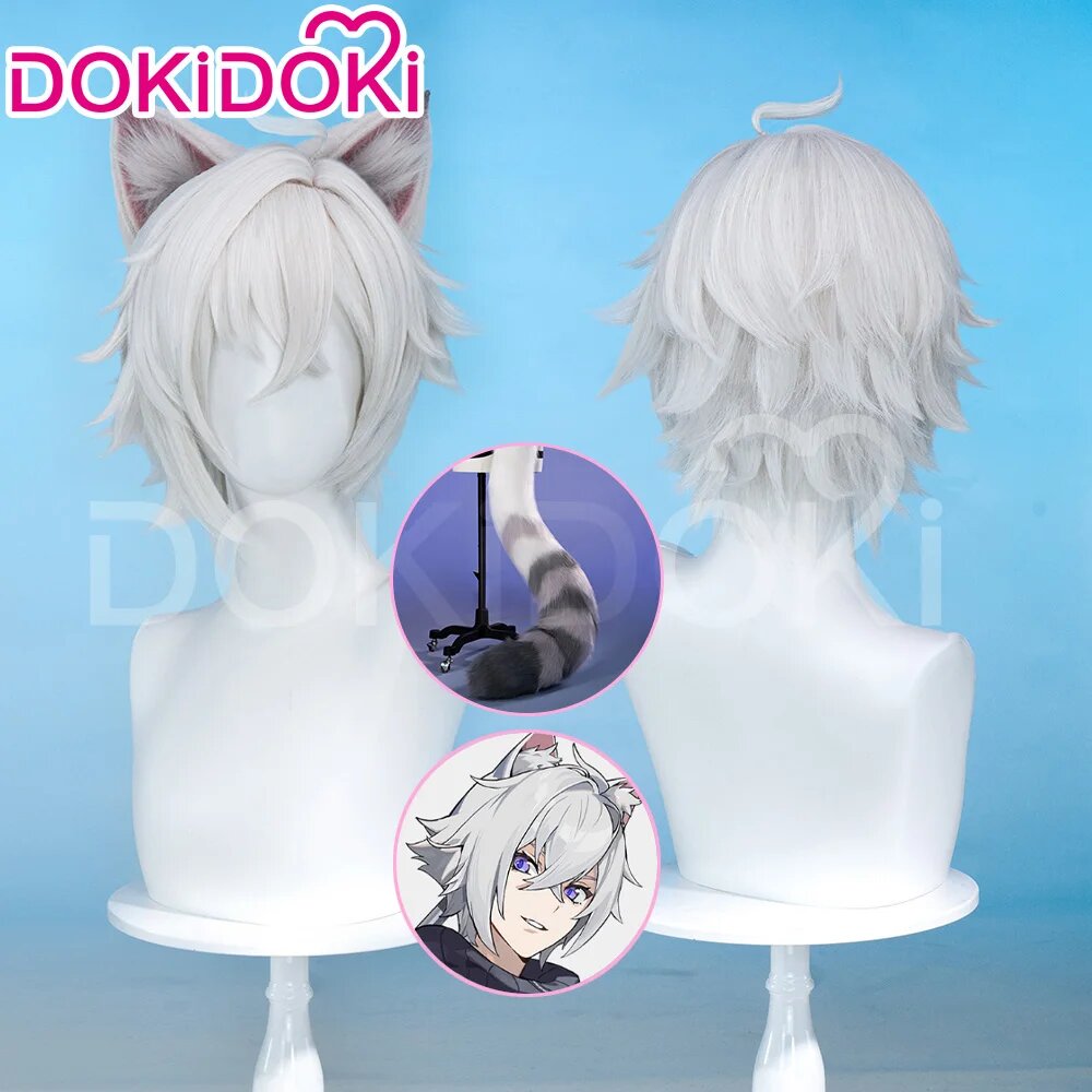 Косплей парик DOKIDOKI Белый Seth Lowell