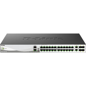 Коммутатор D-Link Коммутатор/ Multigigabit Managed L3 Stackable Switch 24x2.5GBase-T, 2x10GBase-T, 4х25GBase-X SFP28, Surge 6KV, CLI, 1000Base-T Management, RJ45 Console, USB, RPS, Dying Gasp