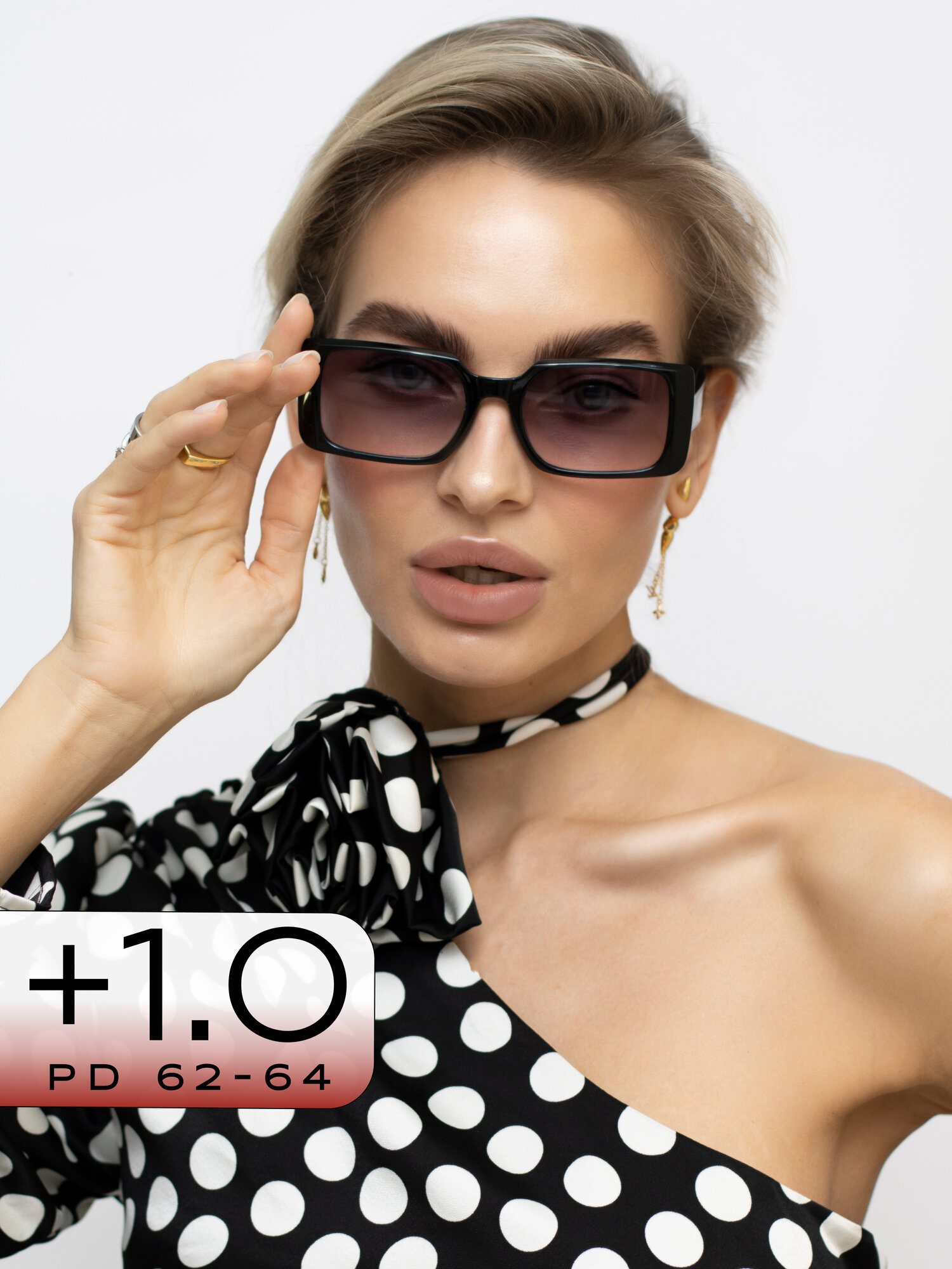 Корригирующие очки для зрения +1 / Готовые очки для чтения с диоптрией +1,0