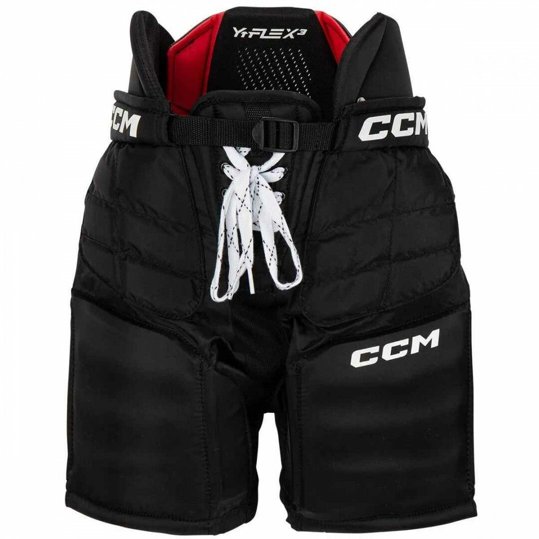 Трусы вратарские хоккейные CCM YFlex 3 YTH, р-р L/XL, черные (детские)