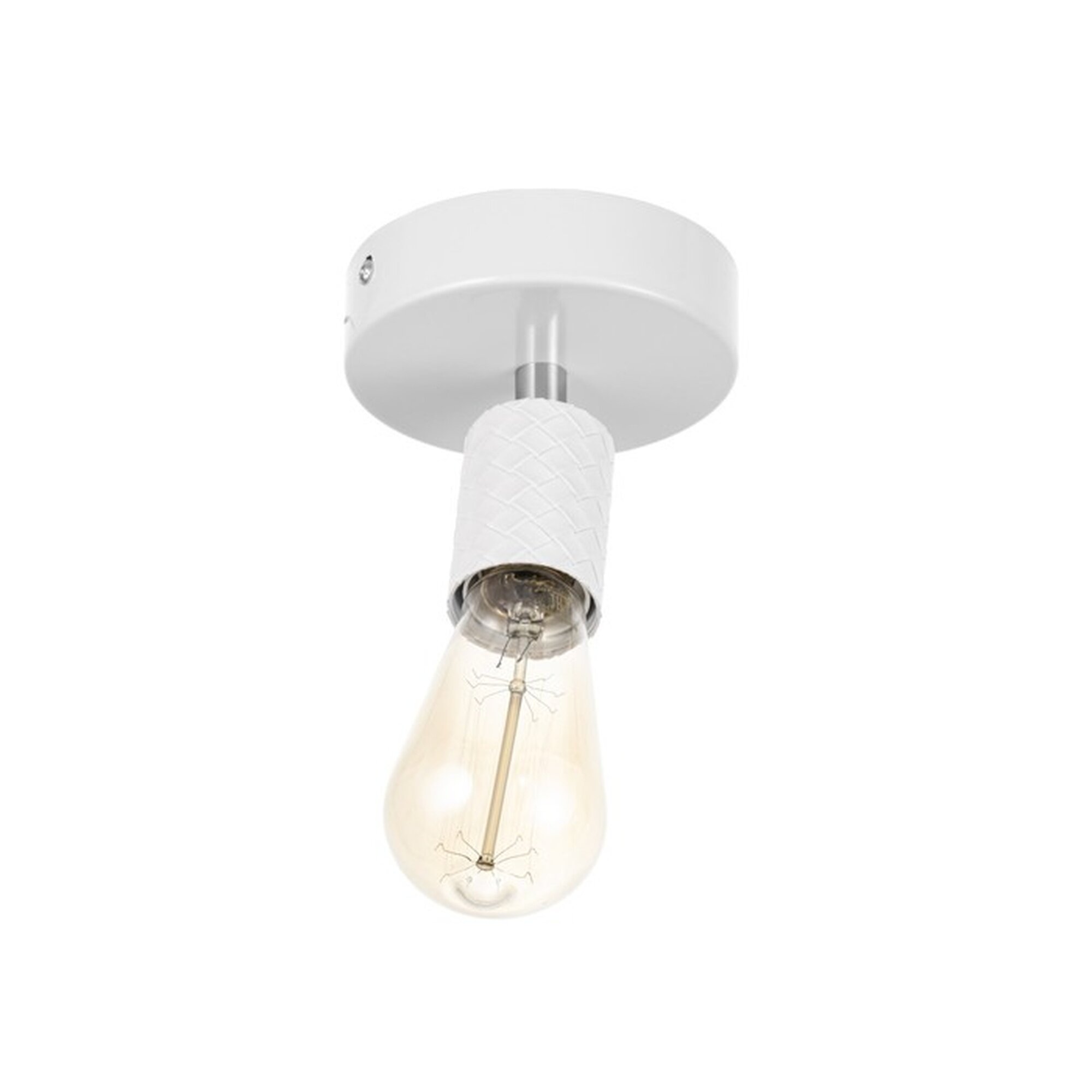 Спот BayerLux "Скин", E27, 40 Вт, белый, металл, 10 x 10 x 16 см