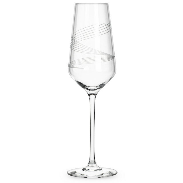 CRISTAL D'ARQUES Intense набор бокалов шампанского 4 шт 230 мл стеклянные для праздников