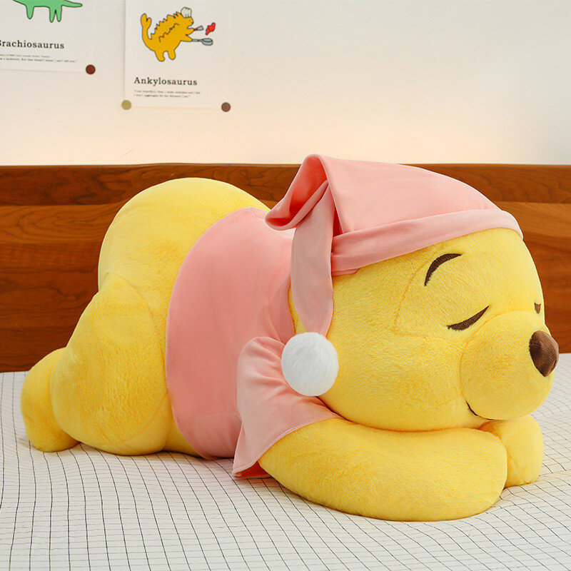 Soft plush winnie the pooh toy adorable bear lovable cuddle pillow for sweet dreams