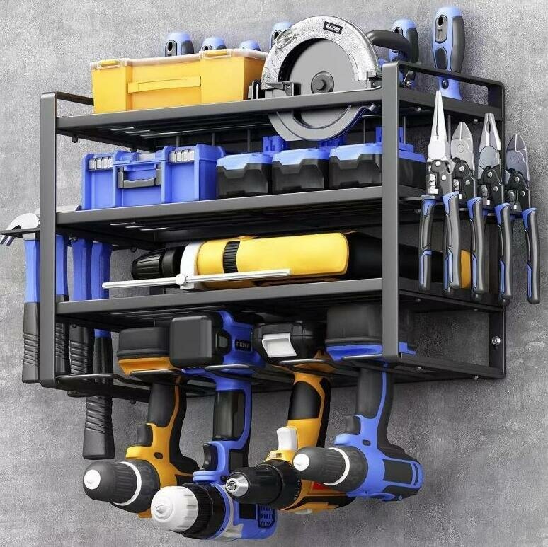 Подставка Freepose строительная для электроинструментов, инструментов, шуруповертов, аккумуляторов настенная