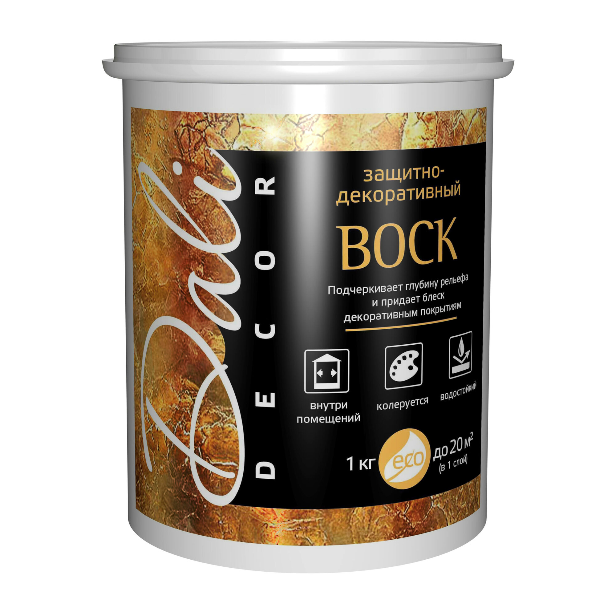 Воск защитно-декоративный DALI-DECOR 1кг