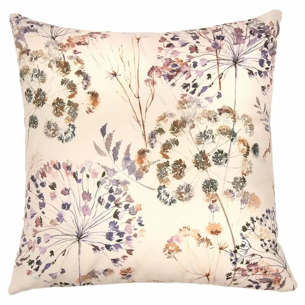 Наволочка декоративная Абстракция розовые зонтики, 100% полиэстер, 40 х 40 см