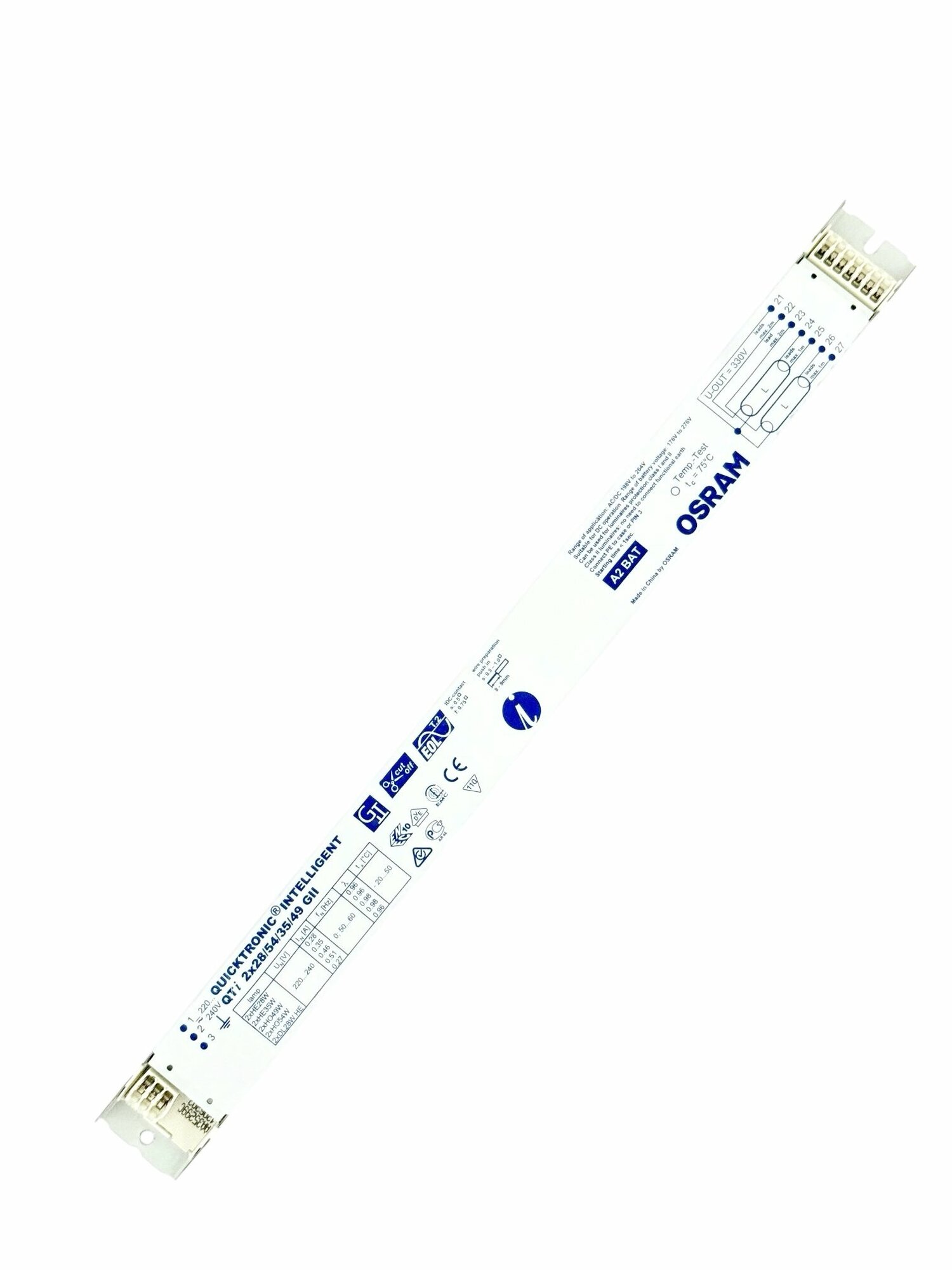 ЭПРА OSRAM QUICKTRONIC INTELLIGENT QTi 2x28/54/35/49 GII