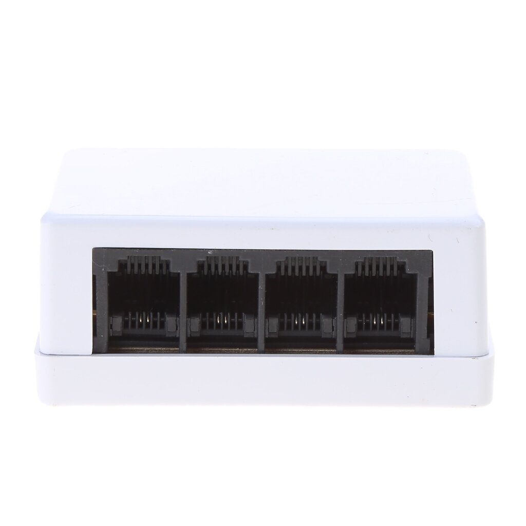Одноточечный четырехточечный разветвитель телефонной станции RJ45- RJ11