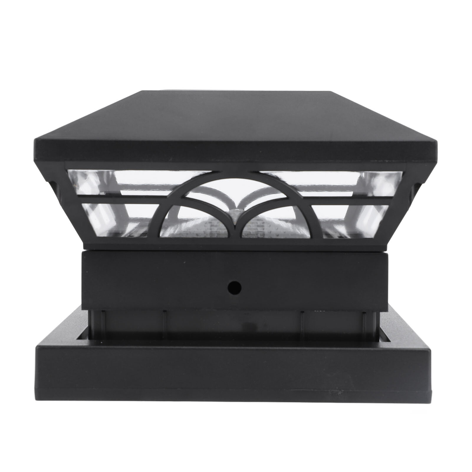 Солнечный столб колпачок светильник открытый солнечный питание IP65 водонепроницаемый для забора сад палуба патио