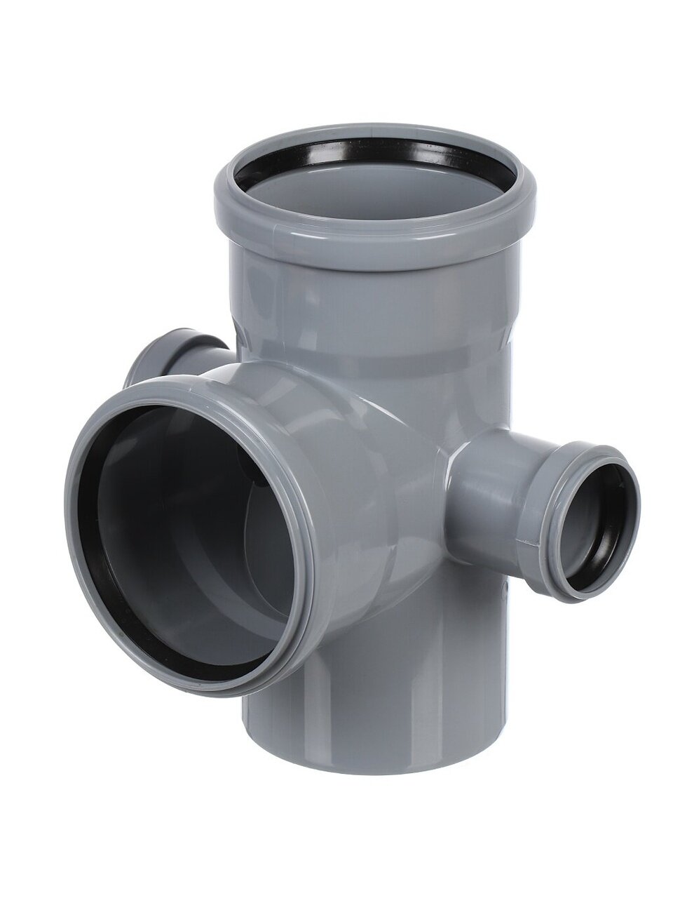 Крестовина канализационная двухплоскостная, 110х110х50 мм, 90 °, левый+правая, РосТурПласт, 36542