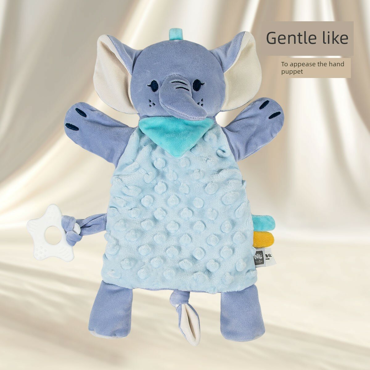 Плюшевая игрушка-комфортер для новорожденных Abebe, можно жевать и вставлять во рот, класс А, для укачивания и