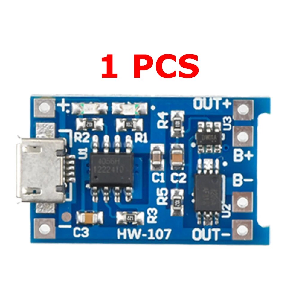 Зарядное устройство для аккумулятора 18650 HW-107, 1 PCS