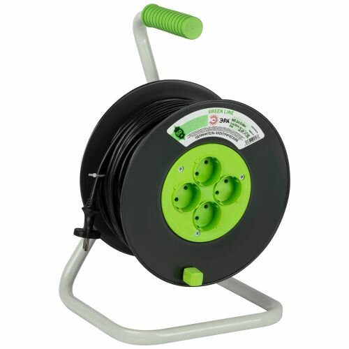 Удлинитель ЭРА GREEN LINE KAT-2x1.5-50m