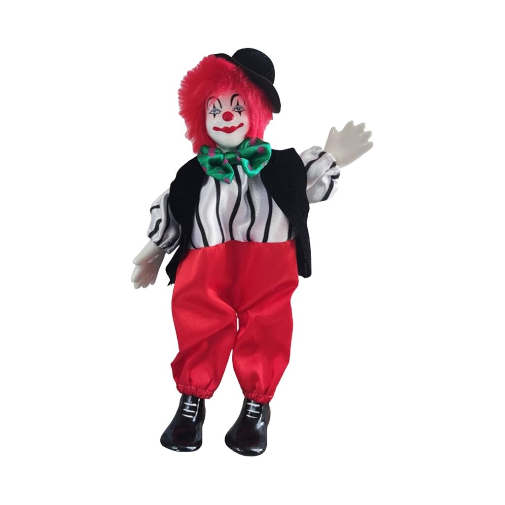 Яркая керамическая кукла "Веселье" с гибкими элементами