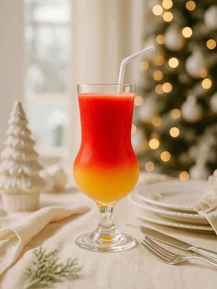 Набор коктейльных бокалов, фужеров "Харикейн" 2 шт, 450 мл. Прозрачное стекло, для коктейлей, сока, лимонада.