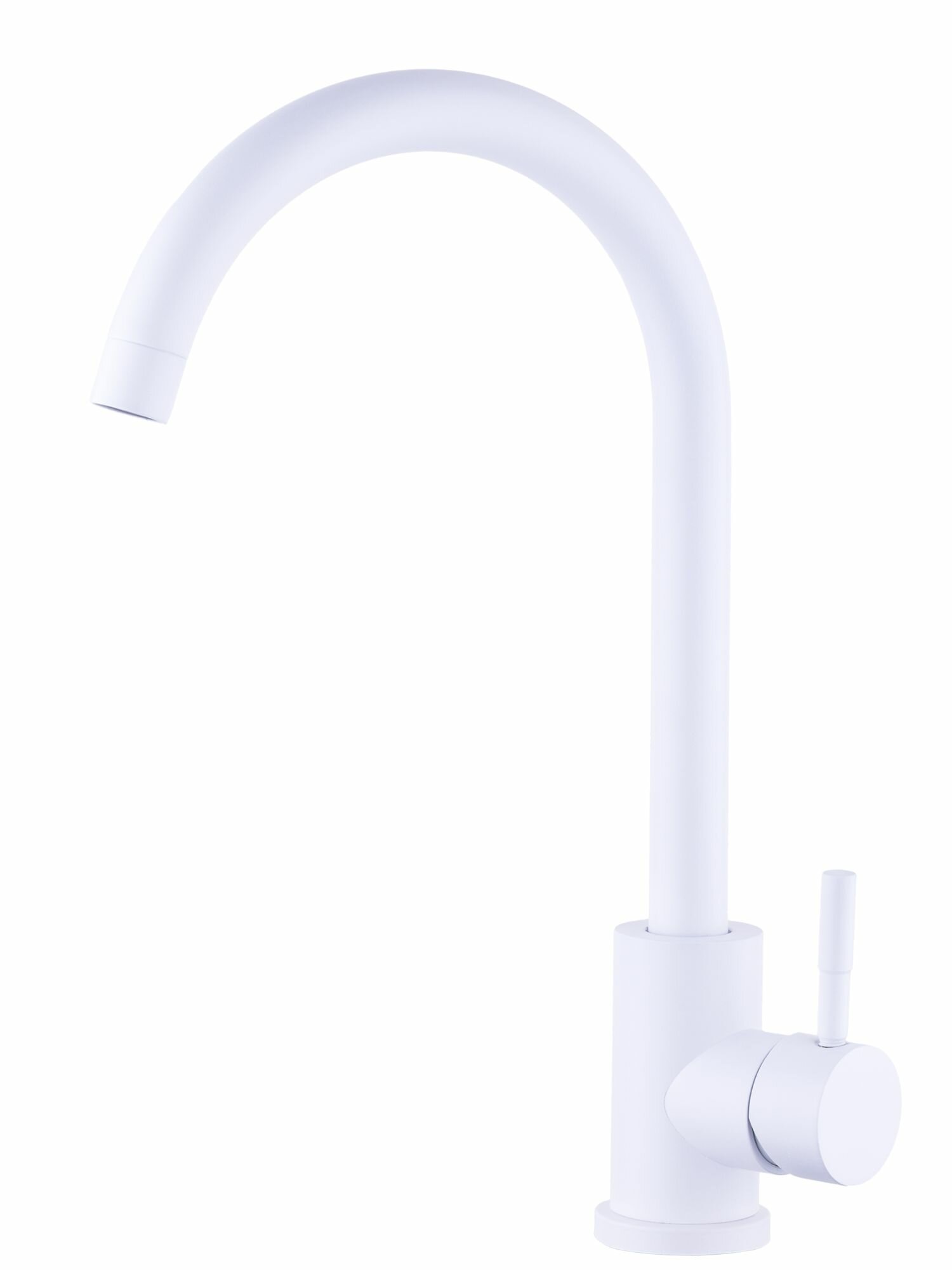 Смеситель для кухни, белый кухонный Две Воды