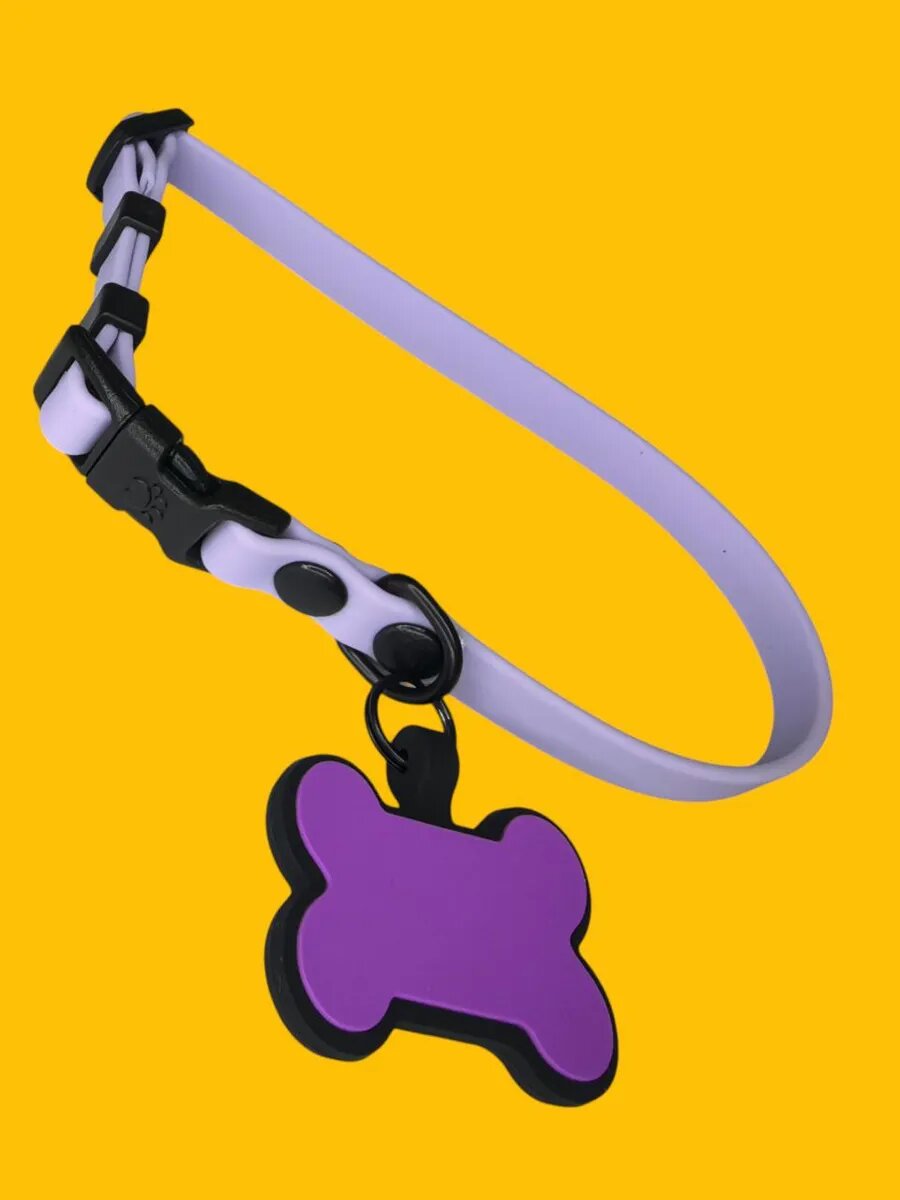 Dogbond Шнурок для адресника из биотана, 10 мм