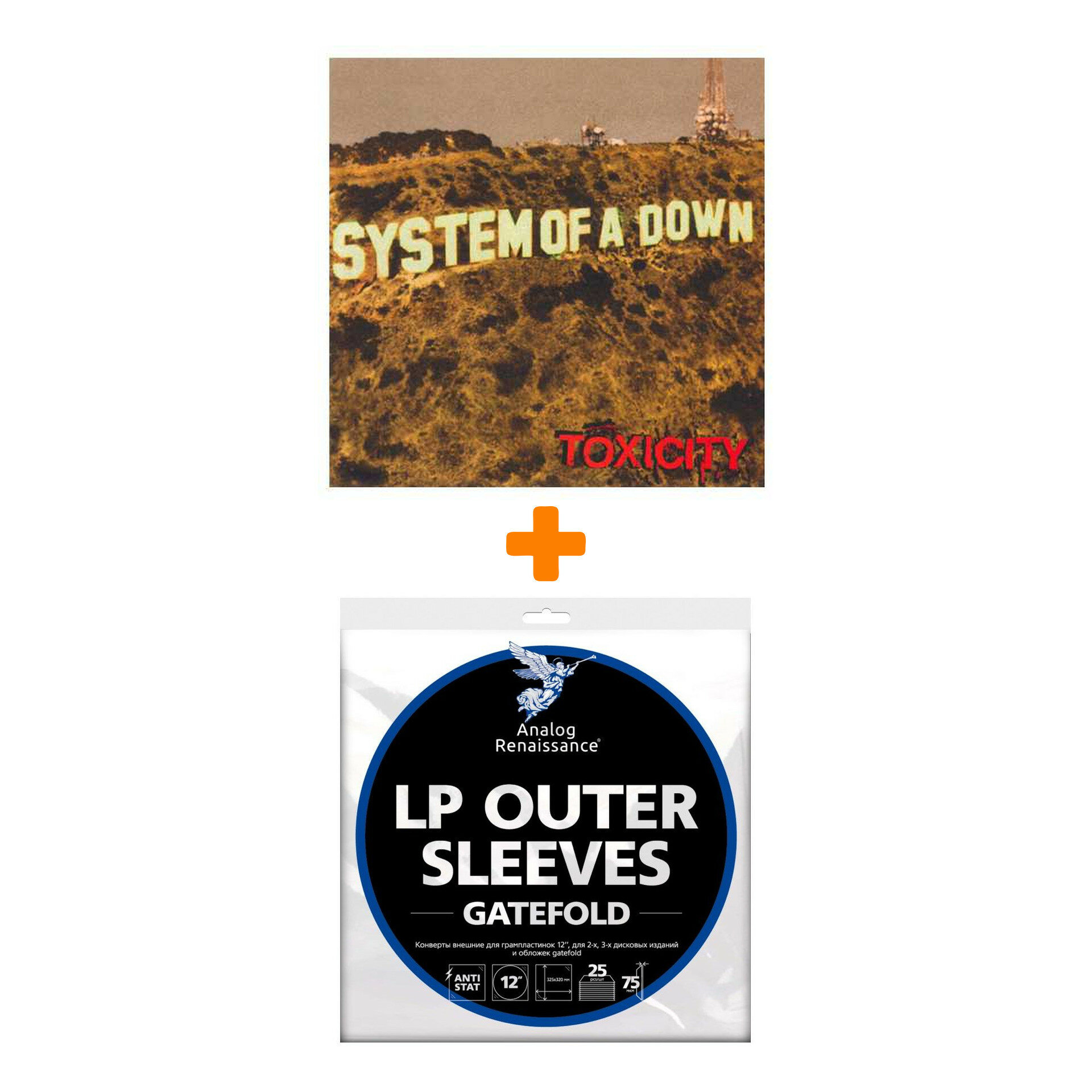 System Of A Down Toxicity LP + Конверт внешний 12" Gatefold 25шт