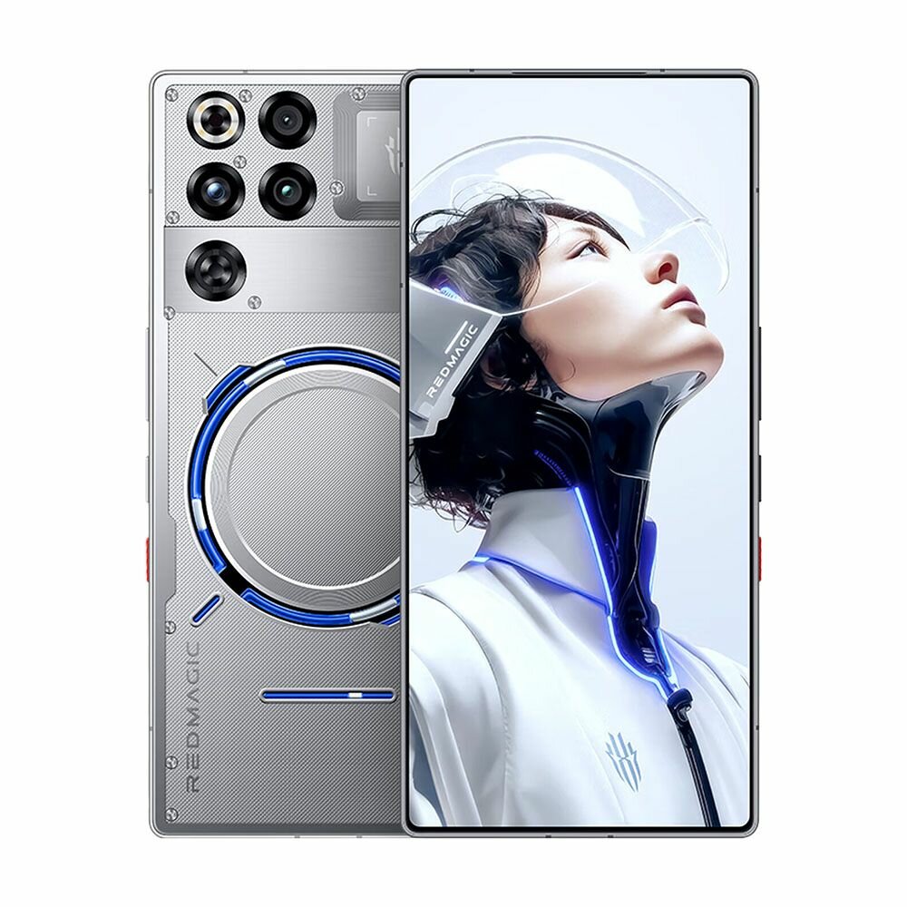 Смартфон ZTE nubia RedMagic 11 Pro, 16/512Гб , серебристый прозрачный