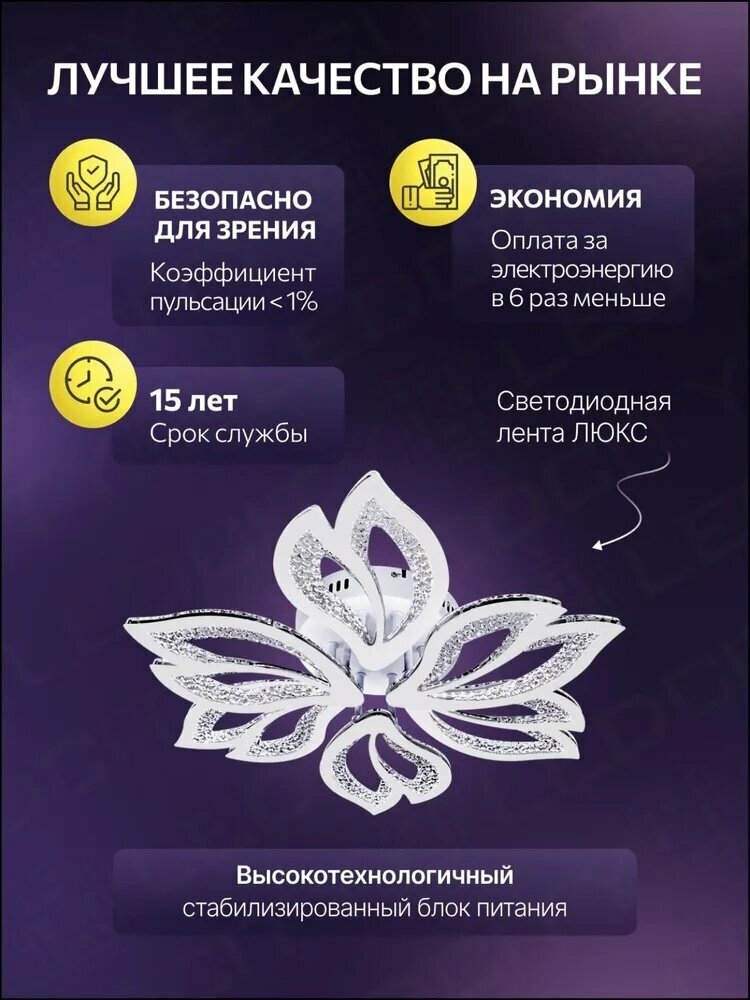 Люстра, LED, 132 Вт — фото 1