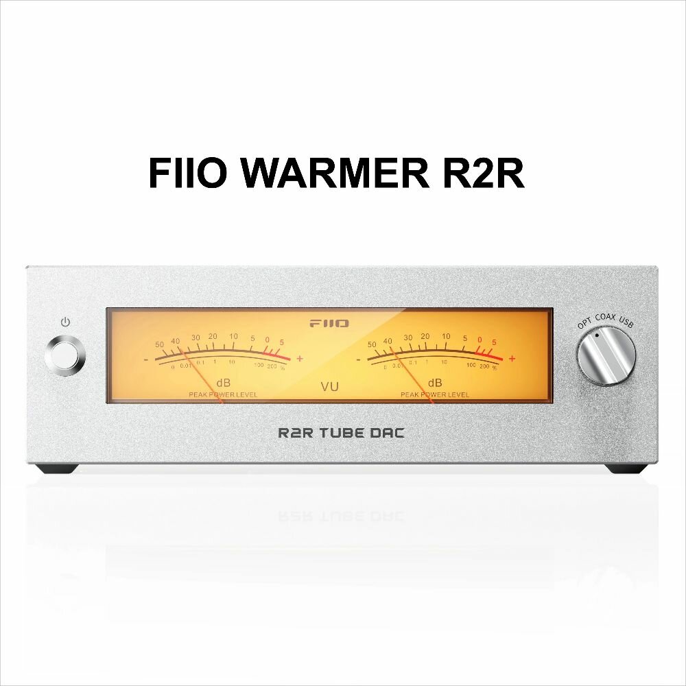 FiiO WARMER R2R Настольный ламповый усилитель-декодер ЦАП, полностью сбалансированный 24-разрядный 220В