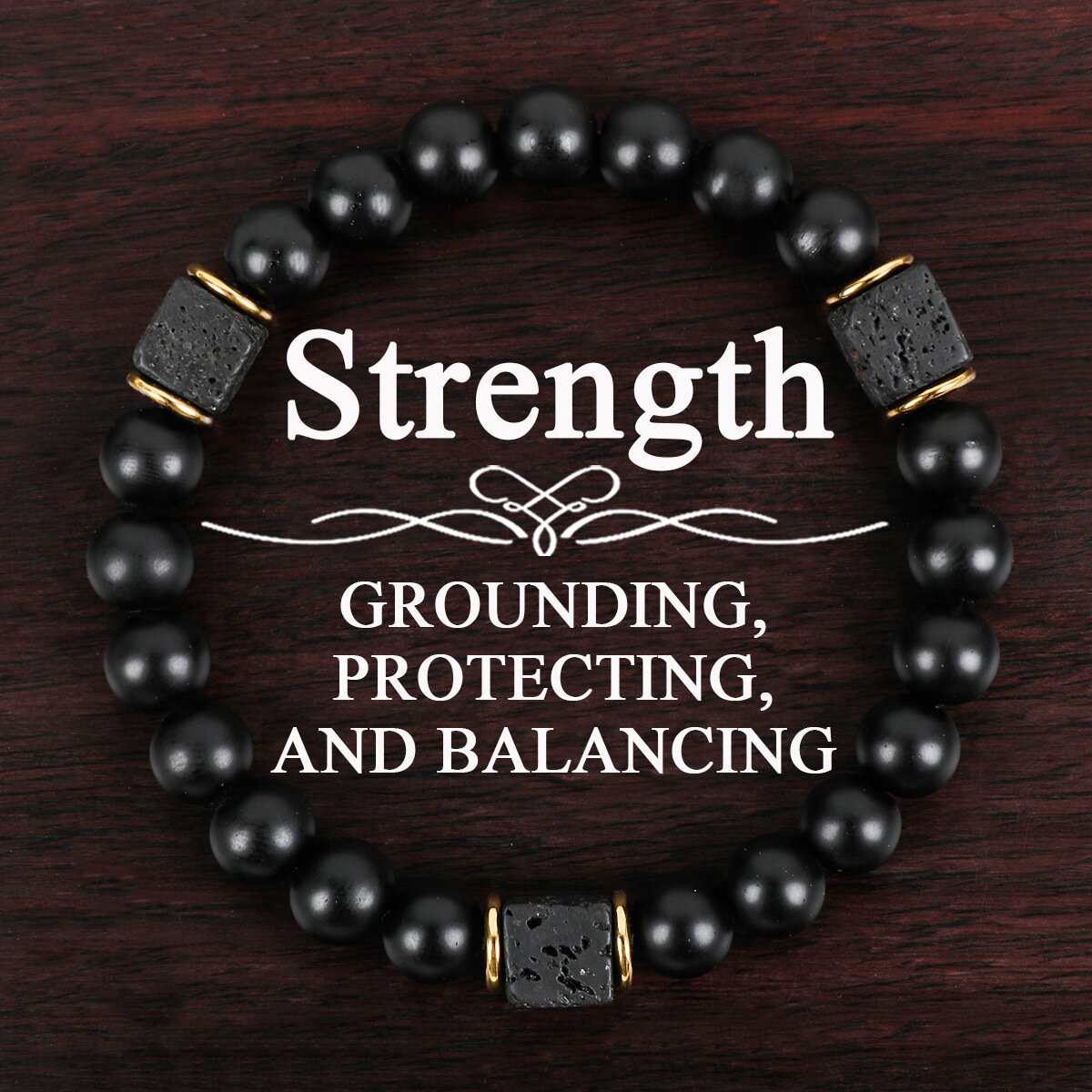 YM Mall Браслеты из бусин Малайский ювелирный камень Унисекс Красота