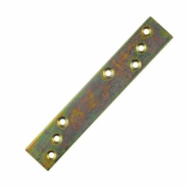 Пластина усиленная крепежная 172х30х3 мм (желтый цинк) LG (10шт)