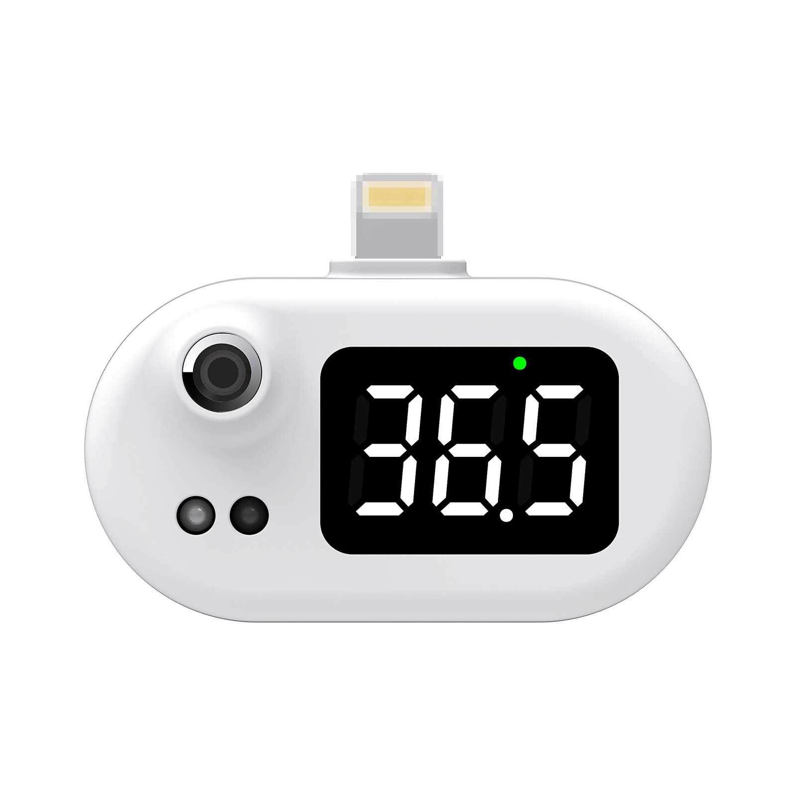 Компактный термометр: USB-Power От Телефона - Быстрый И Точный Беспроводной Термометр Без Контакта с LED Экраном для Дома и Путешествий