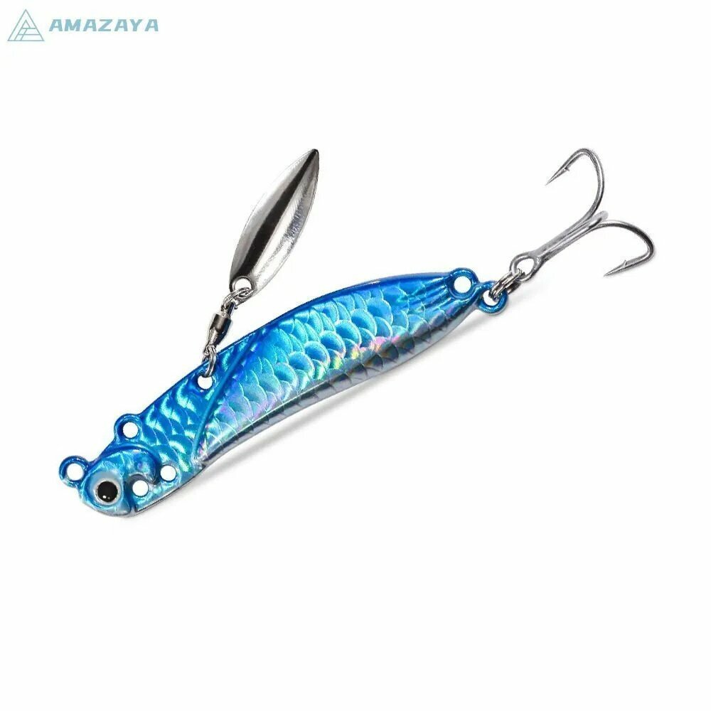 1 шт. Металлический фрикционный спиннербейт ML0053N7C троллинговая рыболовная приманка с вращающимися пайетками тонущий жесткий воблер 4,7см-7г