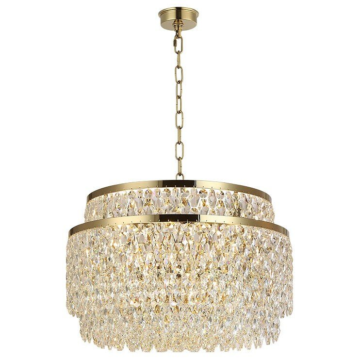 Подвесная люстра Newport TIFFANY 8530/60 C gold polished