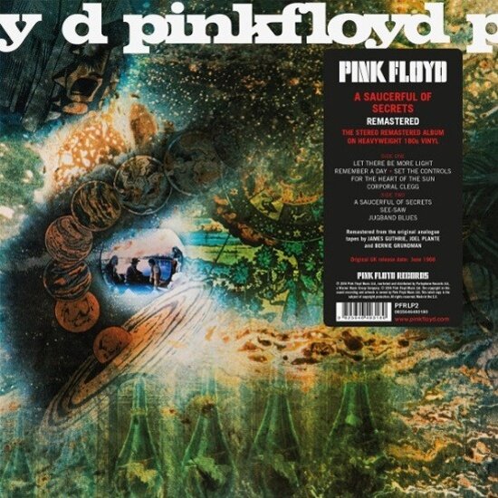 Виниловая пластинка Sony Music Pink Floyd - A Saucerful Of Secrets (Black Vinyl)