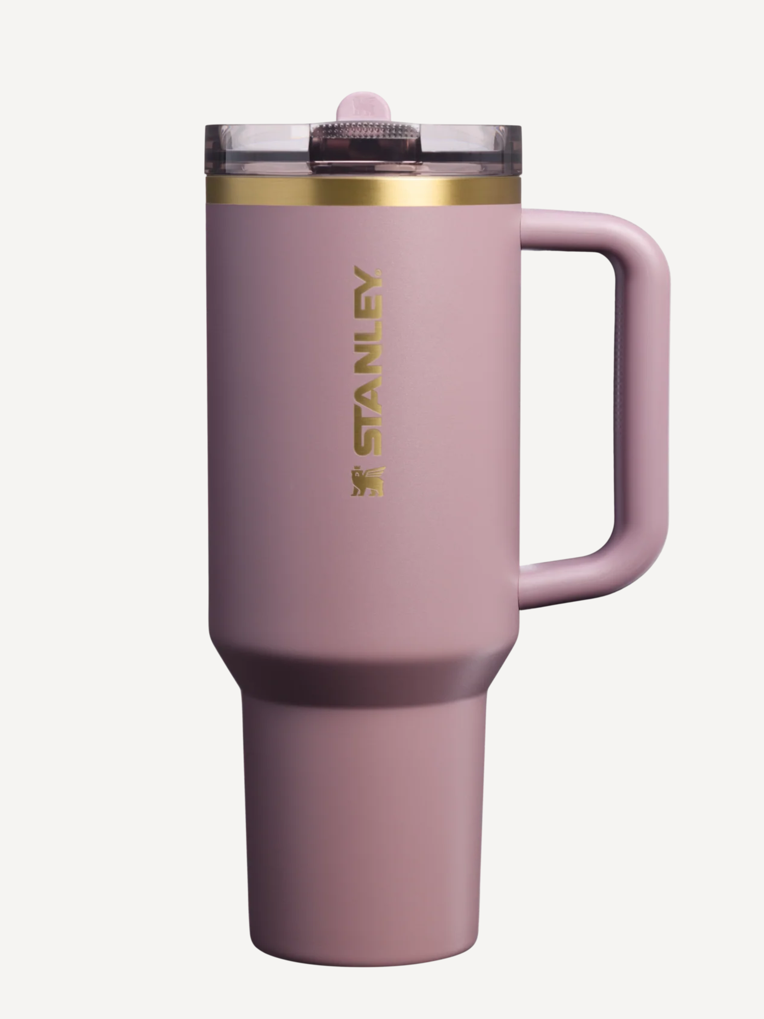 Термокружка Stanley Quencher H2.0 ProTour Flip Straw 1.18 л (40 oz), с трубочкой, цвет пудрово-розовый (Cashmere), оригинал США