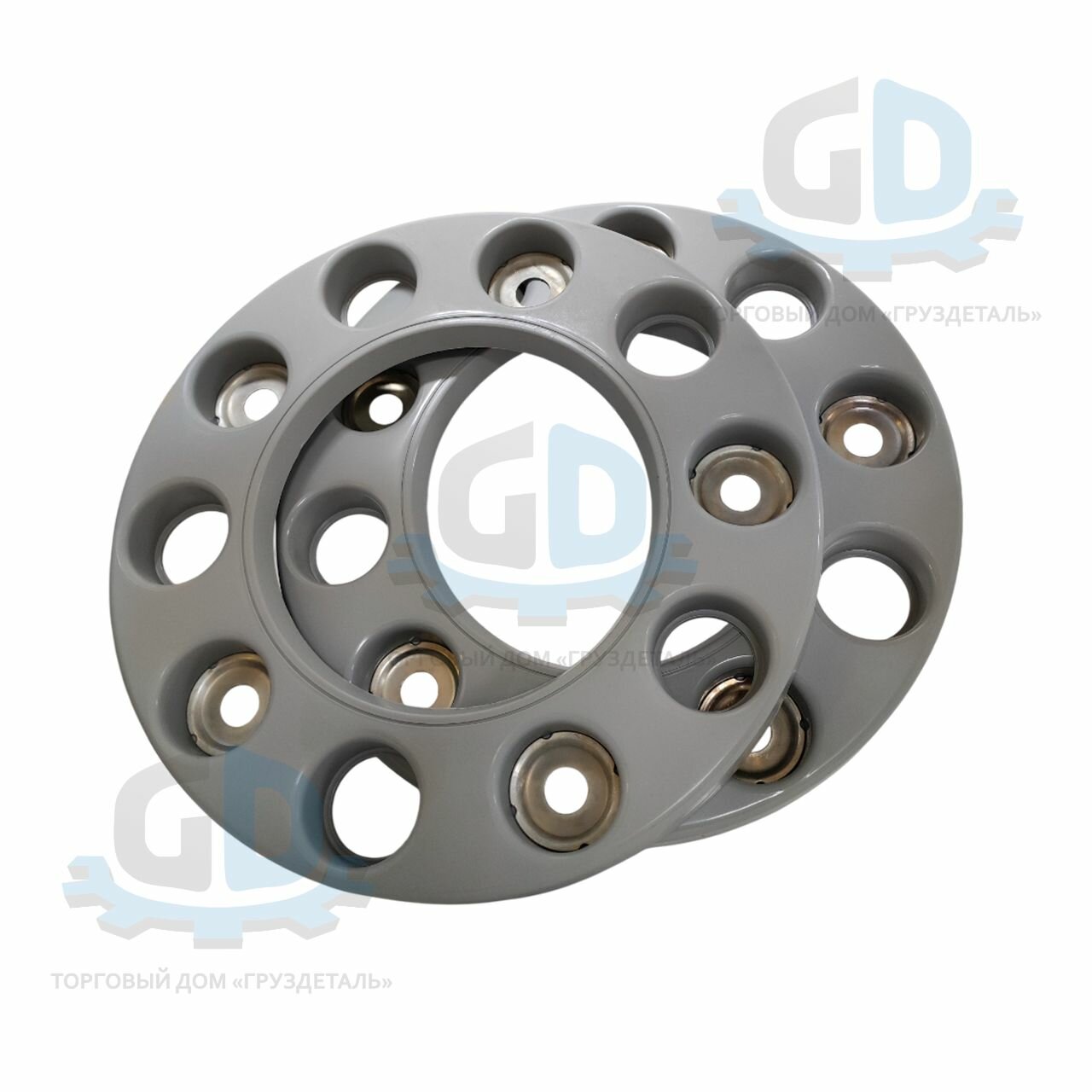 Колпак на колеса универсальный открытый дымка для Камаз / 2 шт, арт. 5460-3101061