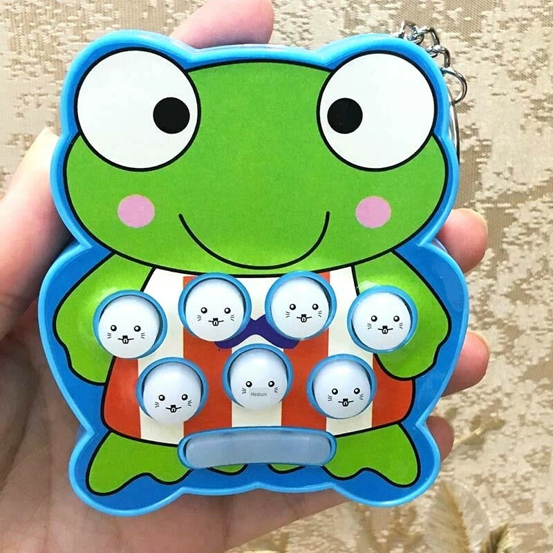 Игра с лягушкой звукозащищенная, звук и свет, электрический детский игровой набор, 80-120 символов