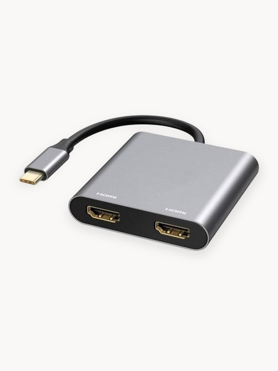 Адаптер USB Ks-is Type C M в HDMI x2 (KS-927)