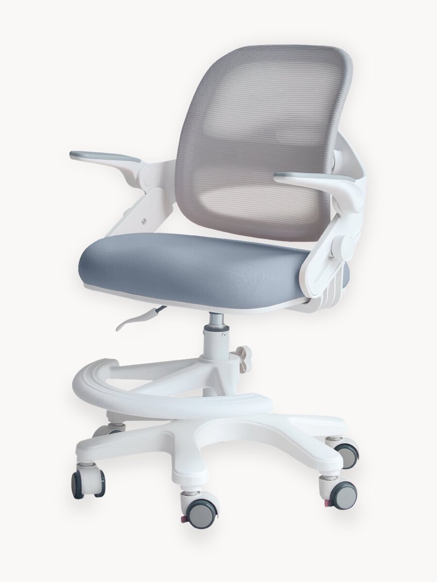 Растущее компьютерное детское кресло Ergokids Dumbo Air Y-308 серое