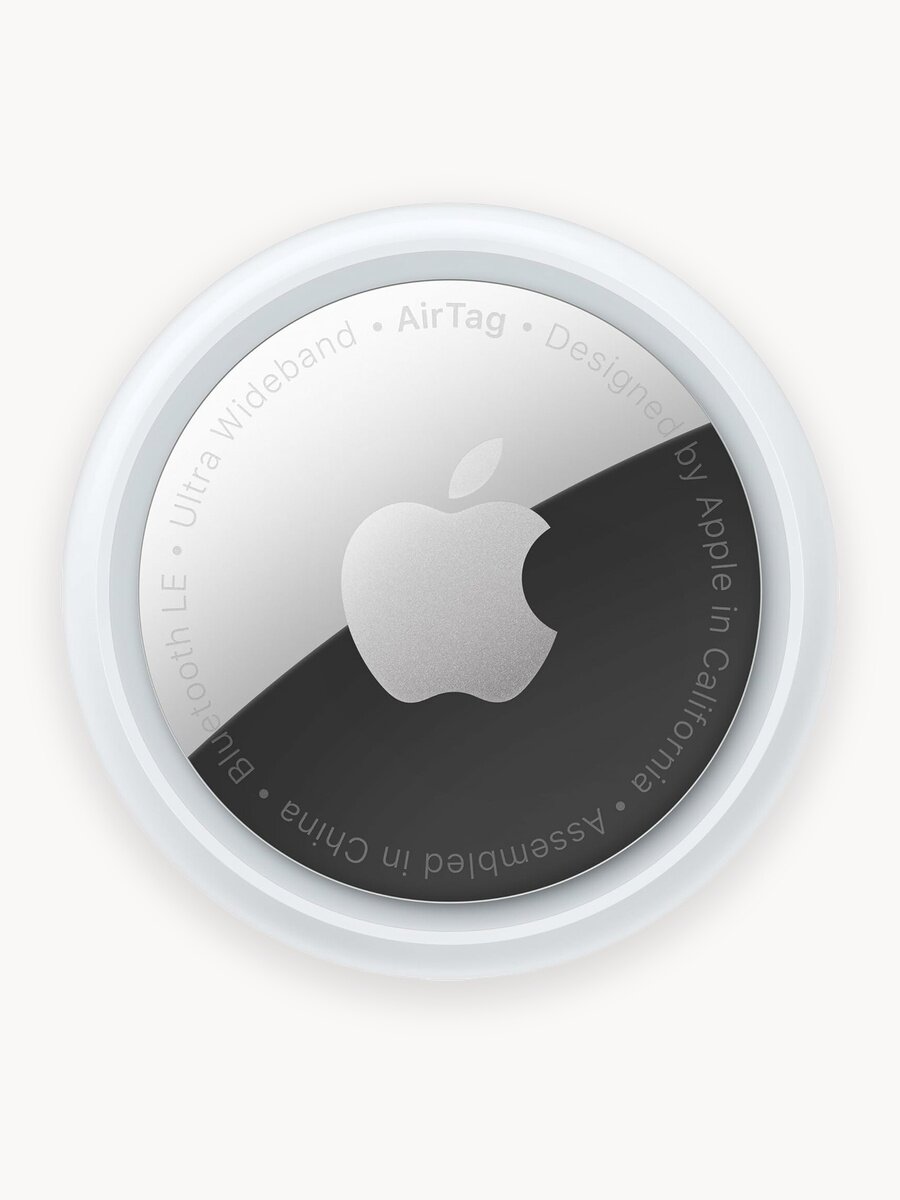 Трекер Apple AirTag, 1 шт. из комплекта 4 Pack