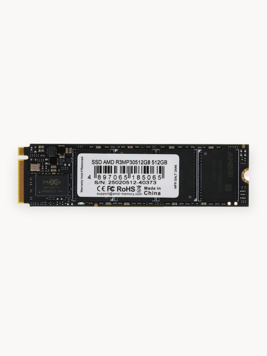 SSD накопитель AMD Radeon R3MP30512G8 512ГБ M.2 2280 PCIe 3.0 x4