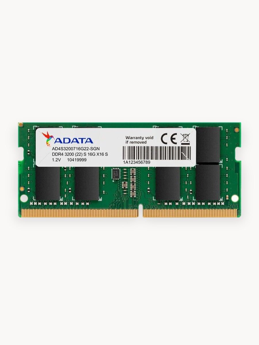 Оперативная память Adata SO-DIMM Premier 8GB DDR4-3200 (AD4S32008G22-SGN)
