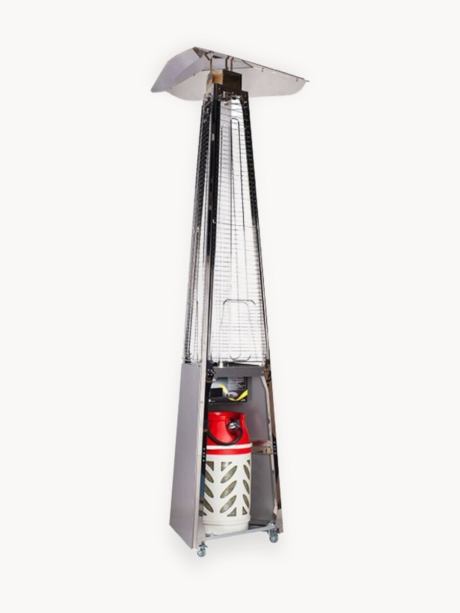 Уличный обогреватель Ballu Flame BOGH-15, инфракрасный, газовый, 15 кВт