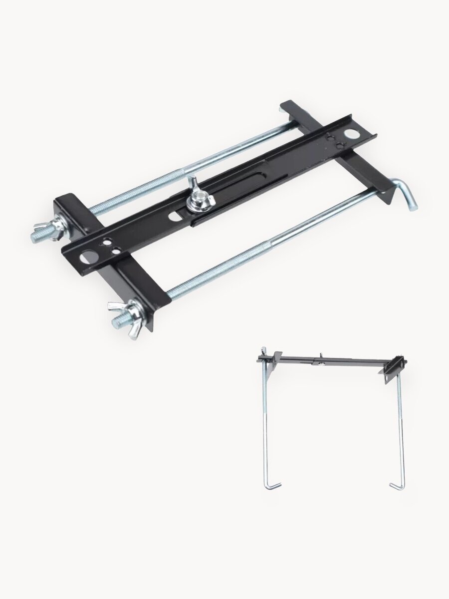 Крепление аккумулятора универсальное плоское 19см, кронштейн крепления