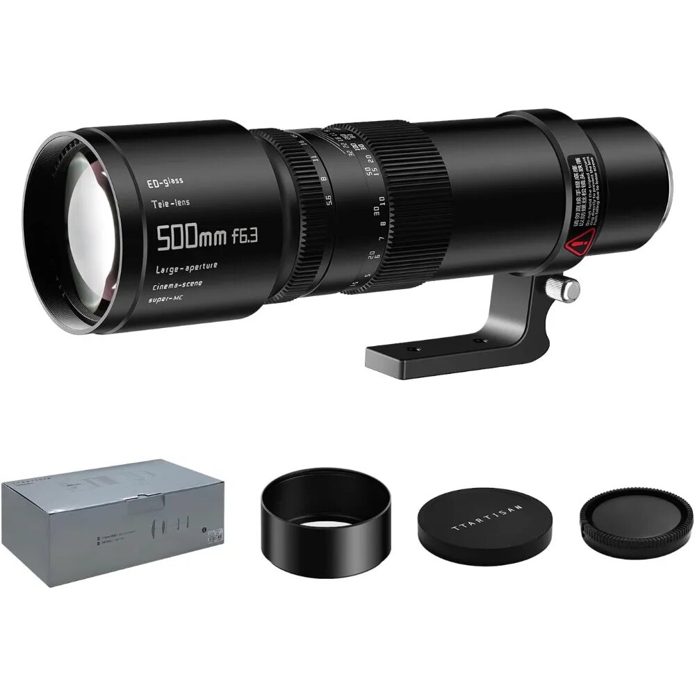 Pergear 500 мм телеобъектив F6.3 для полнокадровых камер Фуджифильм G-mount