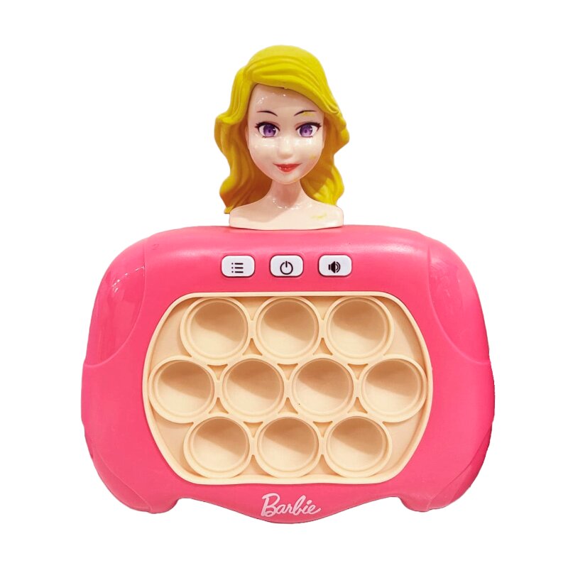 Антистресс игрушка "Барби" поп ит приставка / Игрушка антистресс для рук: Электронный поп ит Pop-It