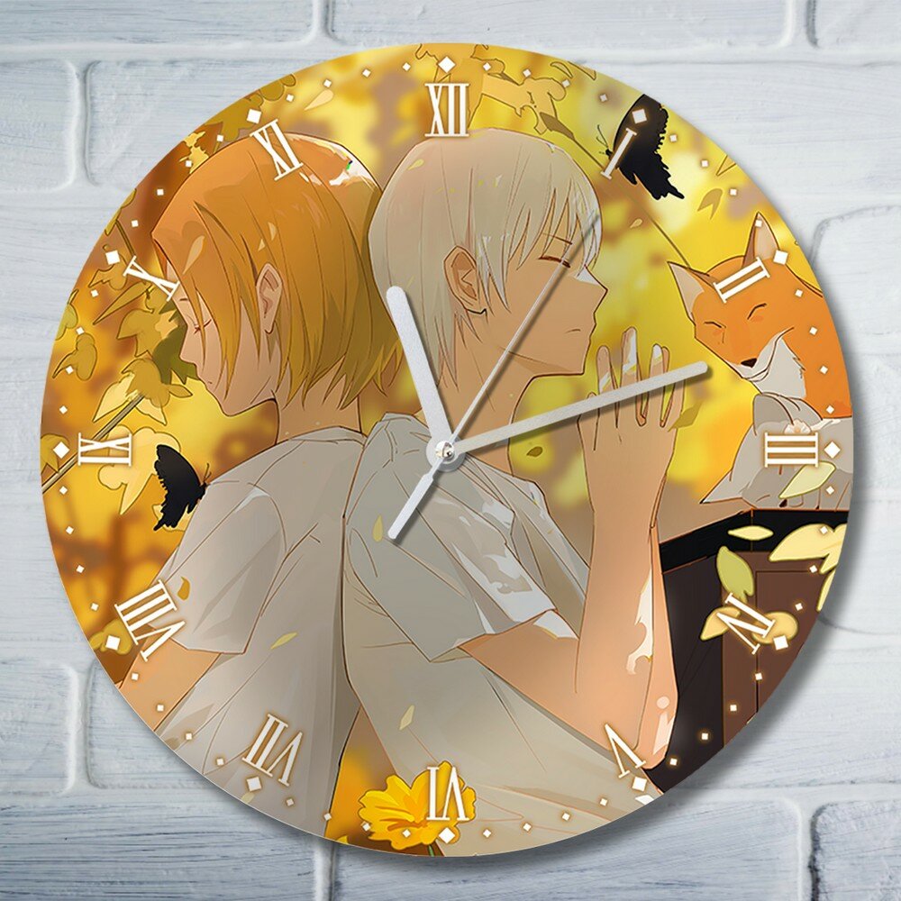 Настенные часы УФ "аниме блич (bleach, ичиго, рукия, орихиме) - 10097"